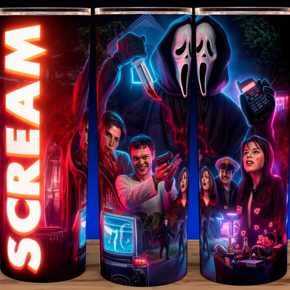 Dining | Scream 9s Ghostface Scary Movie Horror Cup Mug Tumbler 20oz ...